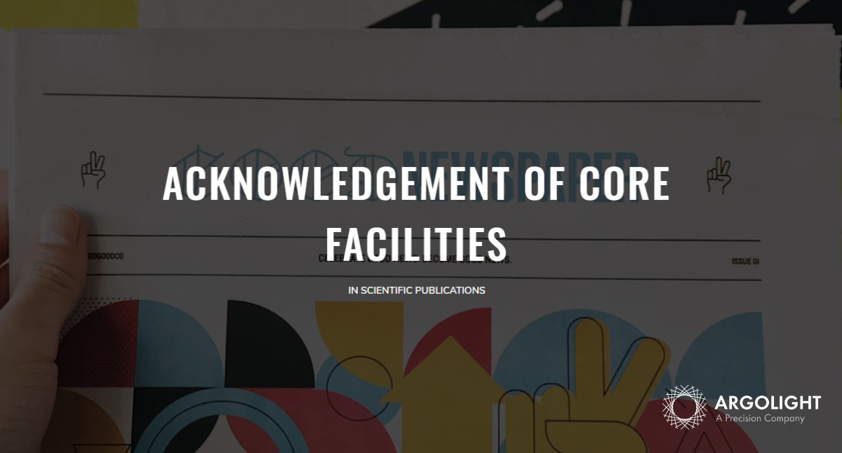 Acknowledgement of Core Facilities in scientific publications - Argolight