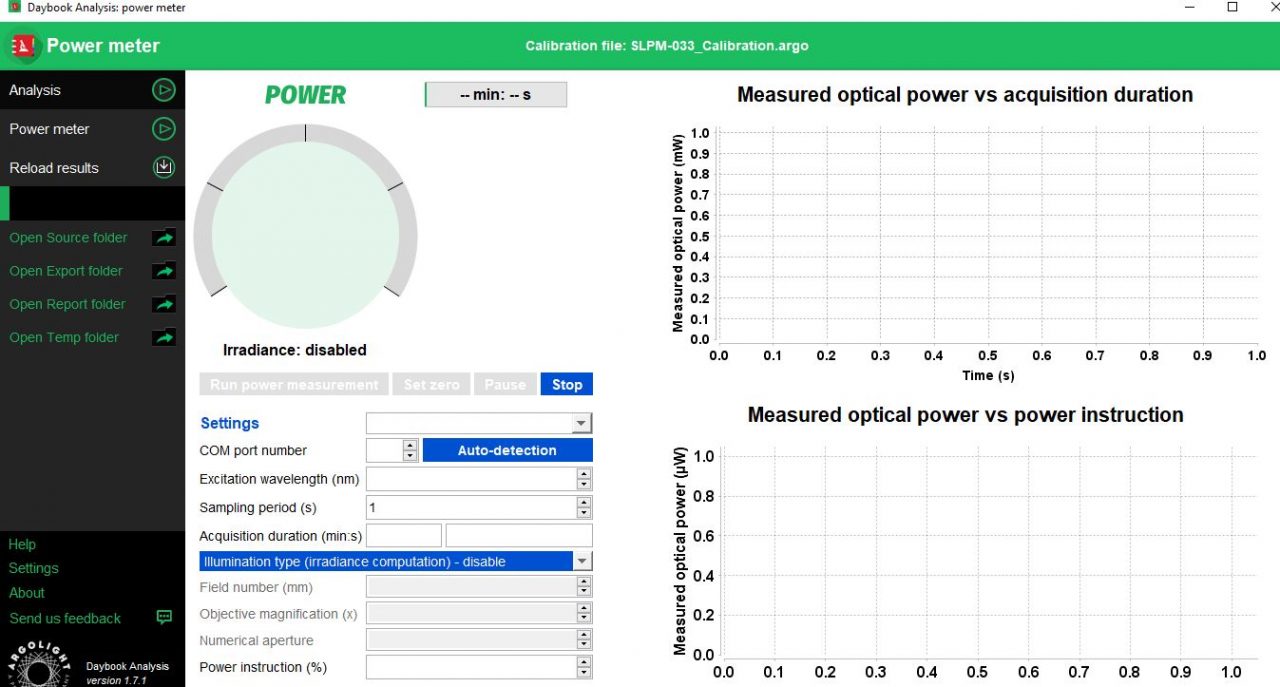 Argo-POWER: How to... display live power measurement and more - Argolight